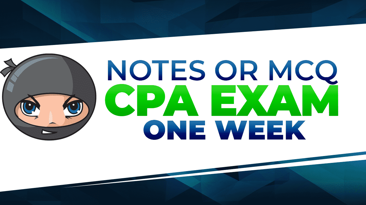 NINJA Notes vs NINJA MCQ for CPA Exam Final Review | Another71.com