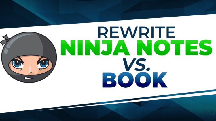 Rewriting NINJA Notes vs NINJA Book | Another71.com