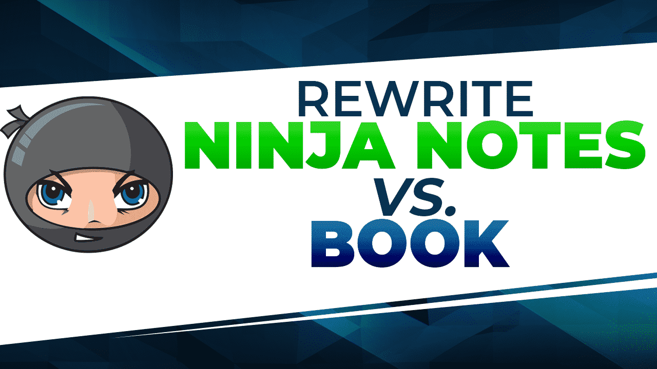 Rewriting NINJA Notes vs NINJA Book | Another71.com
