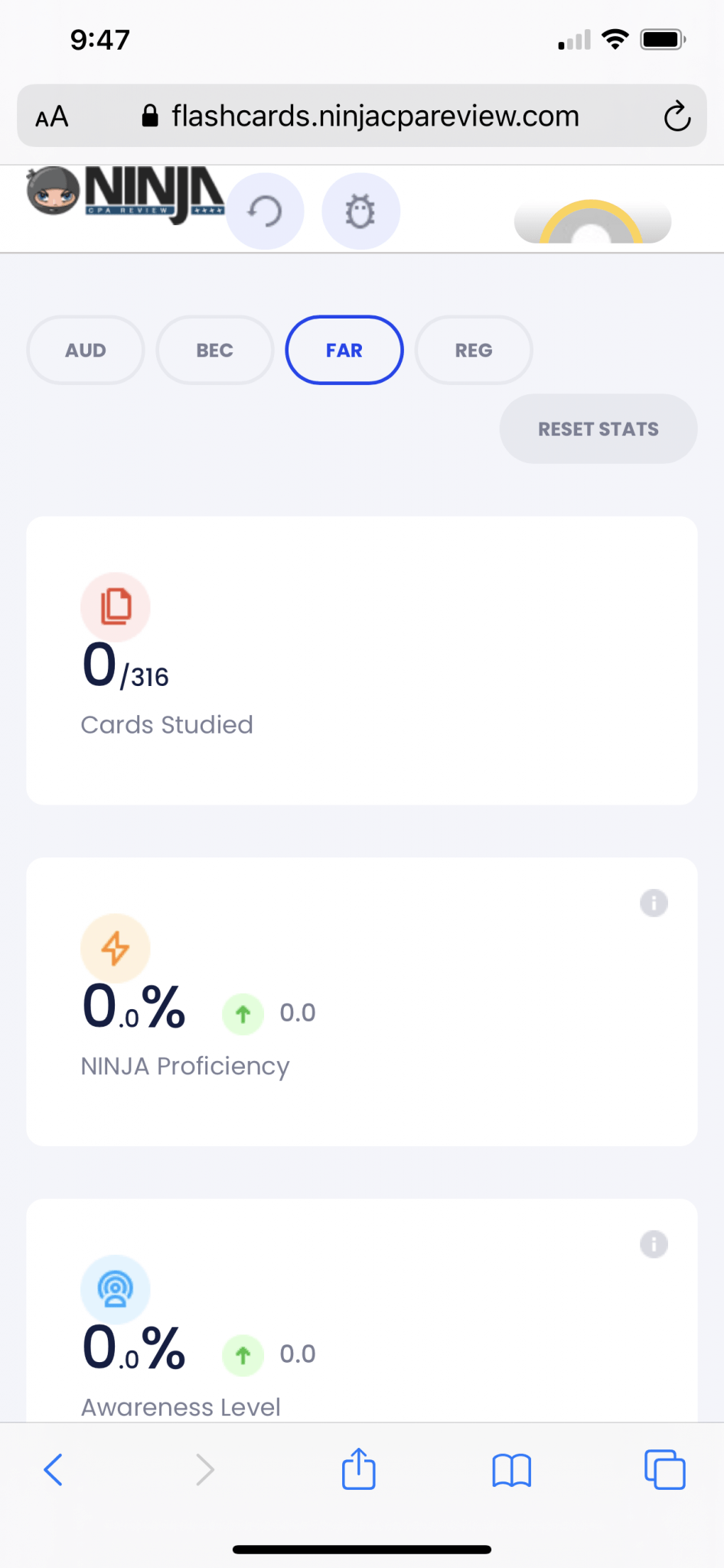 New NINJA CPA Review Flashcards - Another71.com